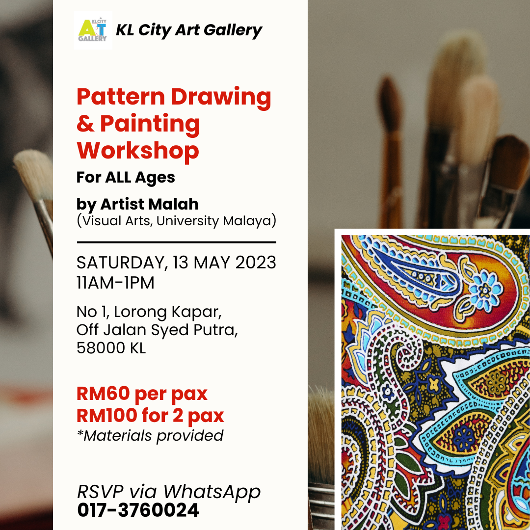 Pattern Drawing & Painting Workshop - KL City Art Gallery